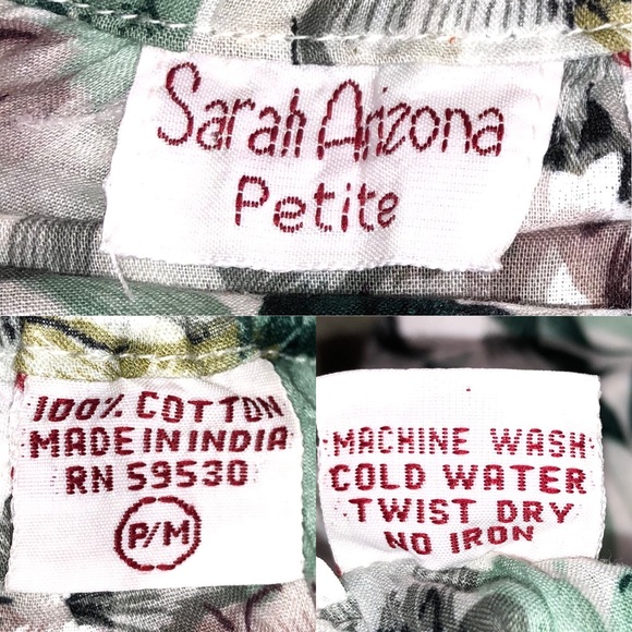 Vintage | Skirts | Vintage Sarah Arizona Floral Tiered Boho Skirt ...